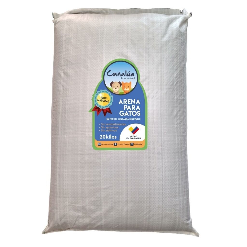 Arena para gatos Canalúa 20 kilos – Canalúa